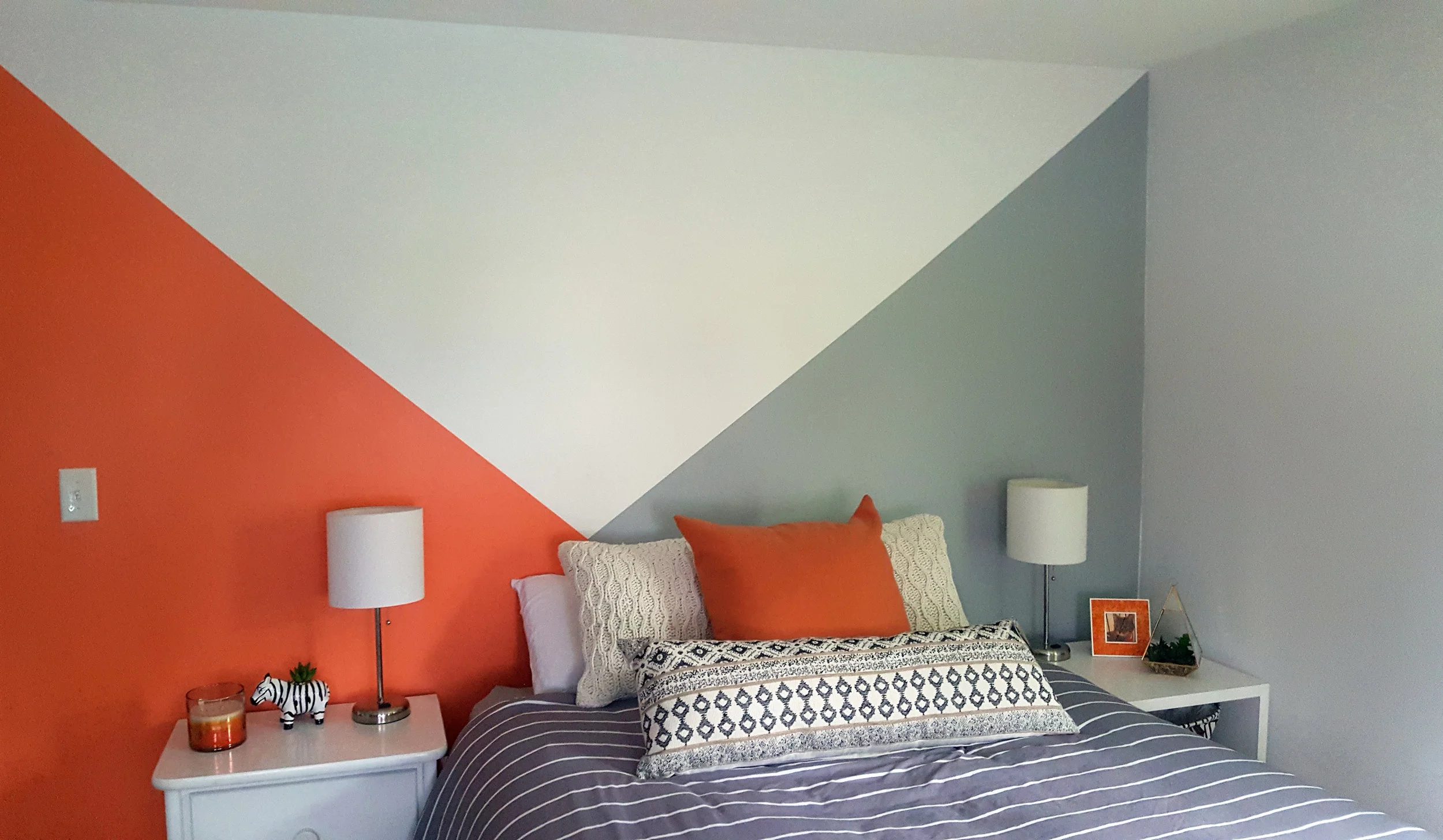 Bright Geometric Bedroom Design — Michelle Murphy Interior Design