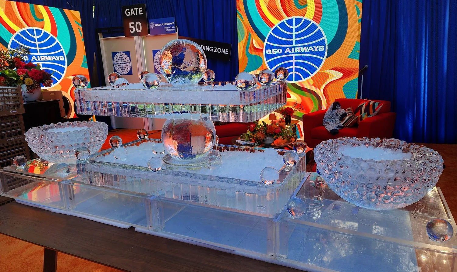Ice Food Displays | Chisel-it Ice | Bay Area