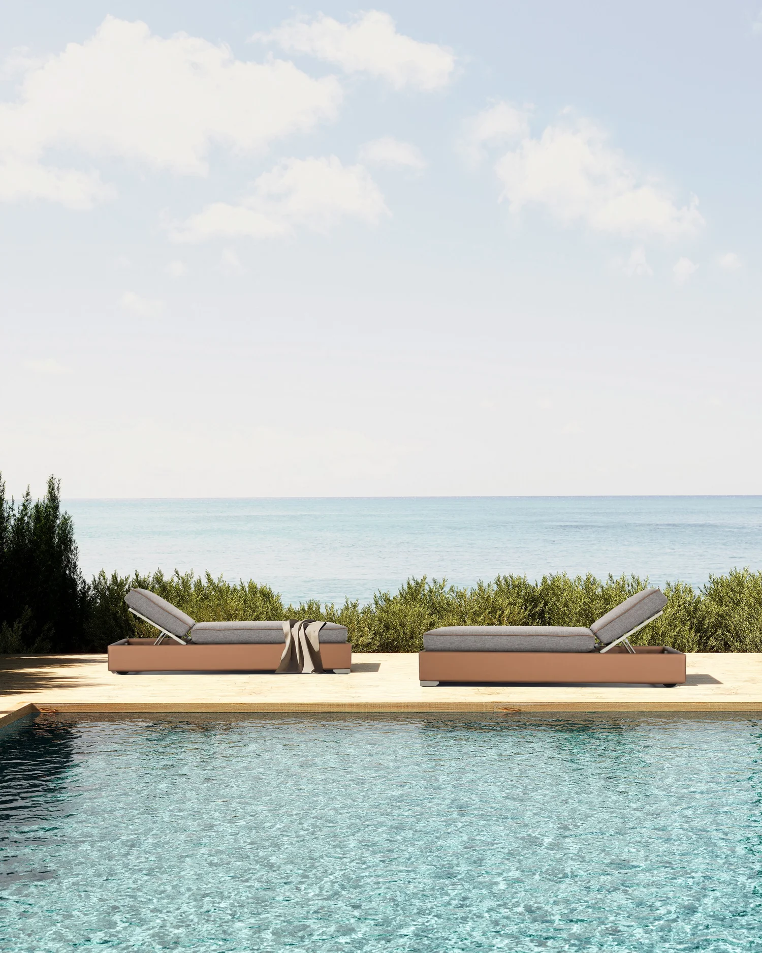 Contemporary Sun and Garden Loungers — Able