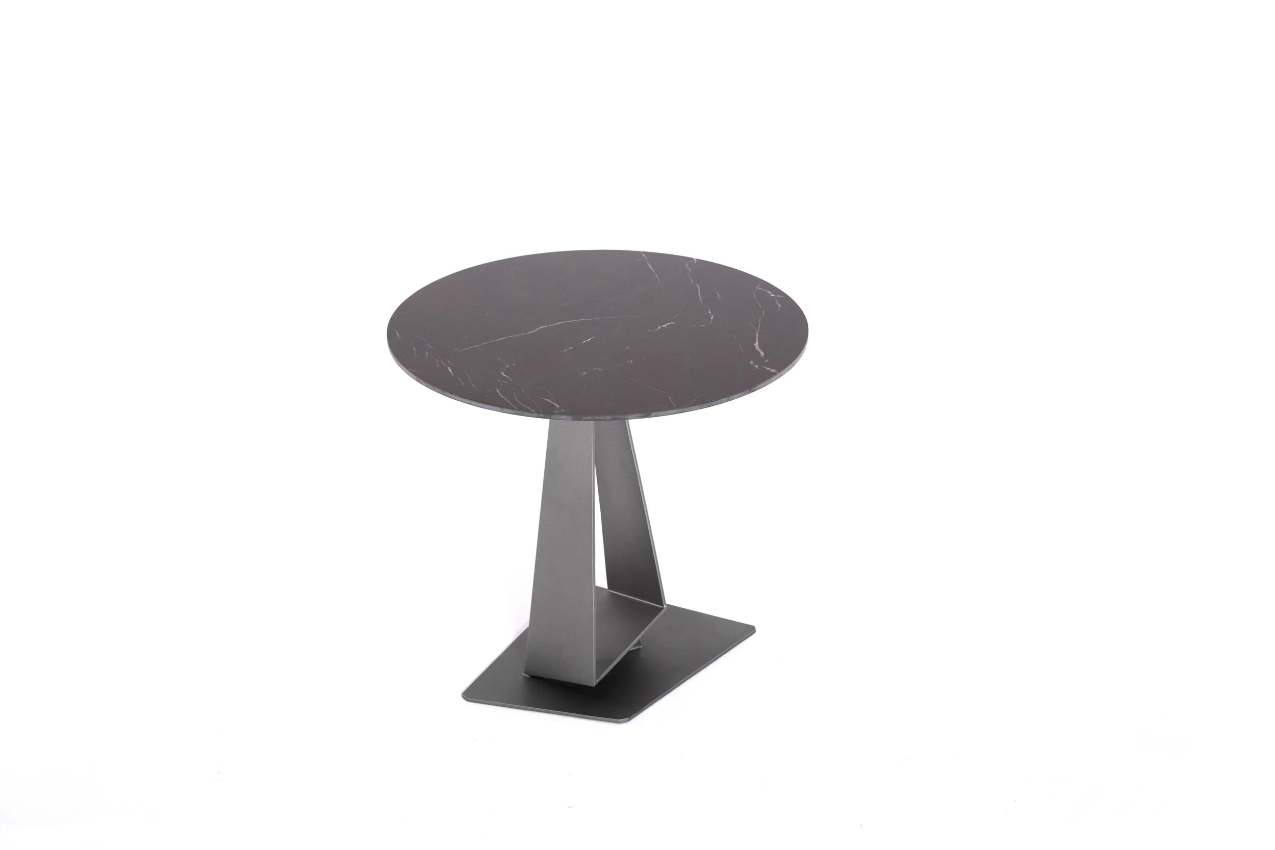 Farina Round Contemporary Dining Table – Sculptural Elegance & Style — Able