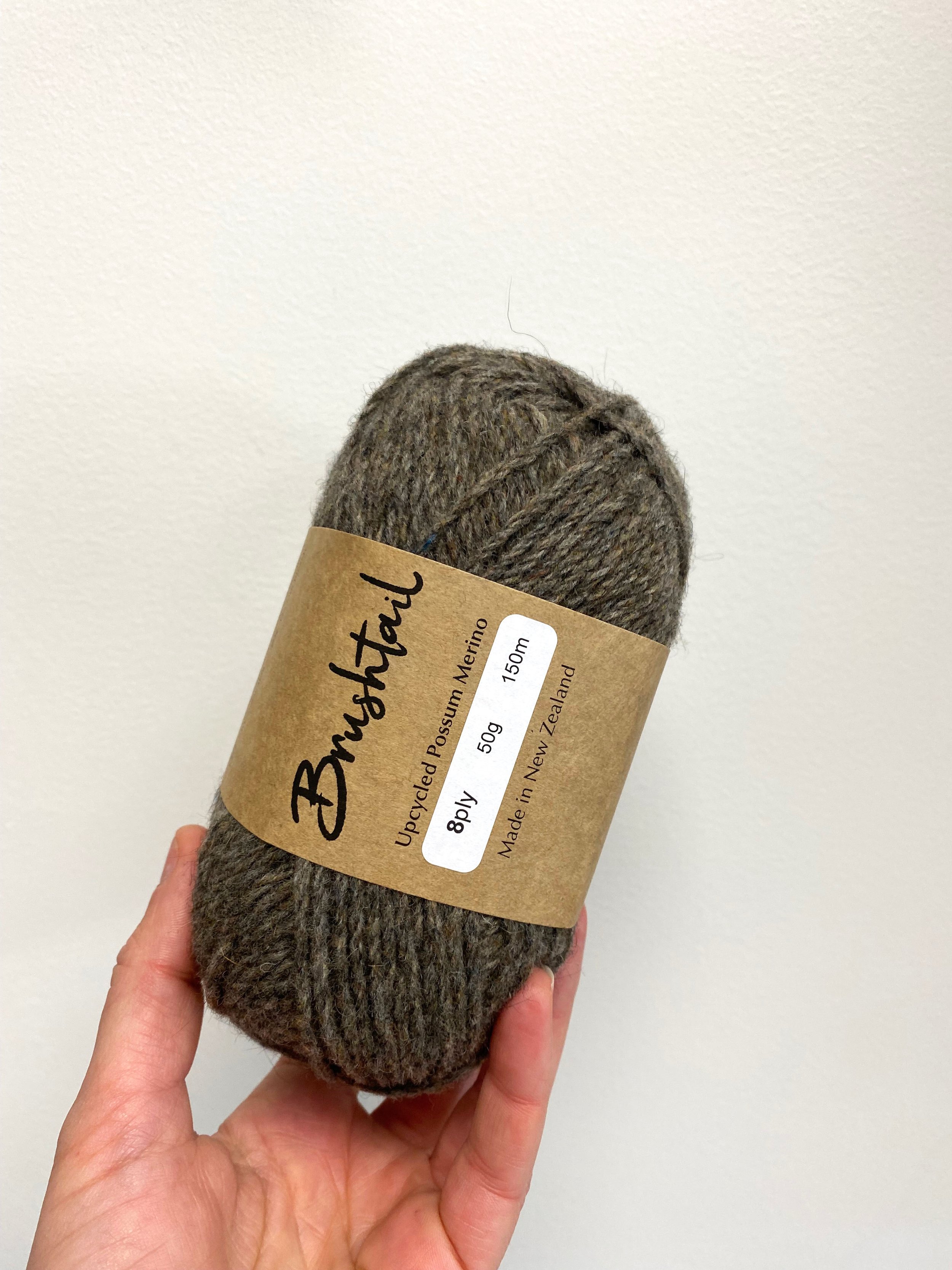 Weft Knitting Co Brushtail Possum Merino Wool 8ply DK NZ Yarn 50g ...
