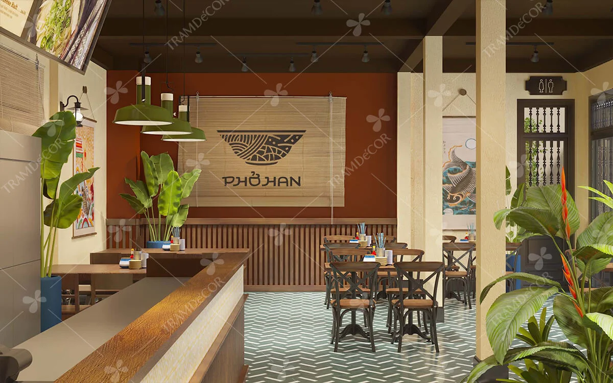 Thiết Kế Nhà Hàng Phở Han Nơi Phố Hội — Tramdecor