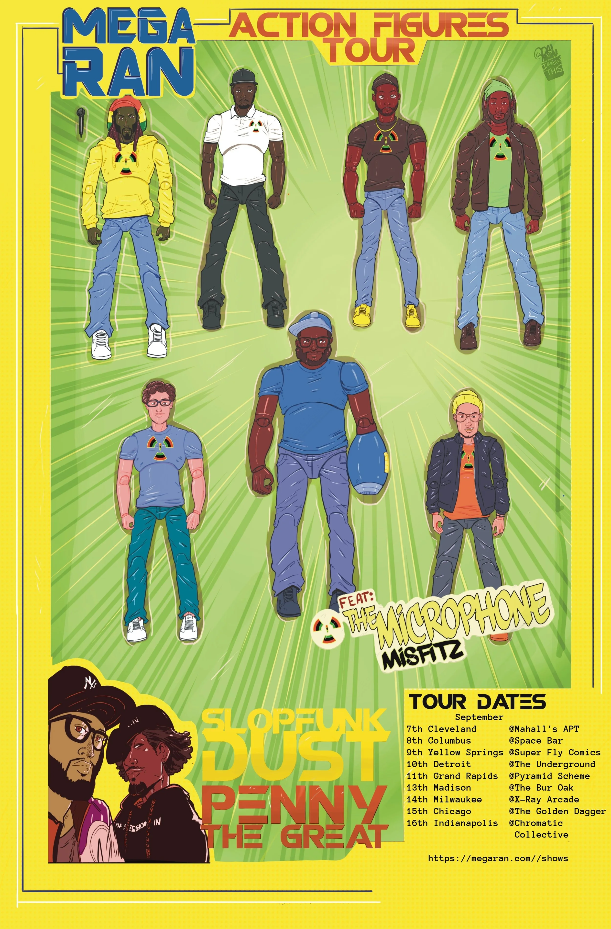 Mega Ran – Action Figures tour — The Bur Oak