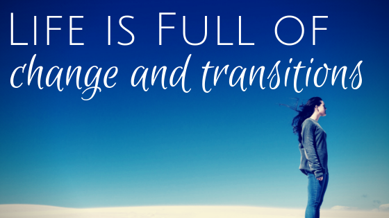 Life is full of change and transitions — Rowena Mabbott
