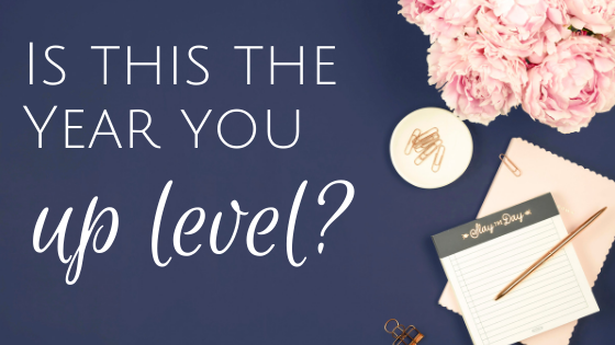 Is this the year you up level? — Rowena Mabbott