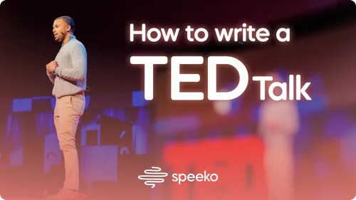 How to Write a TED Talk in 5 Easy Steps: Ultimate Guide (Outline and Examples) — Speeko - AI ...
