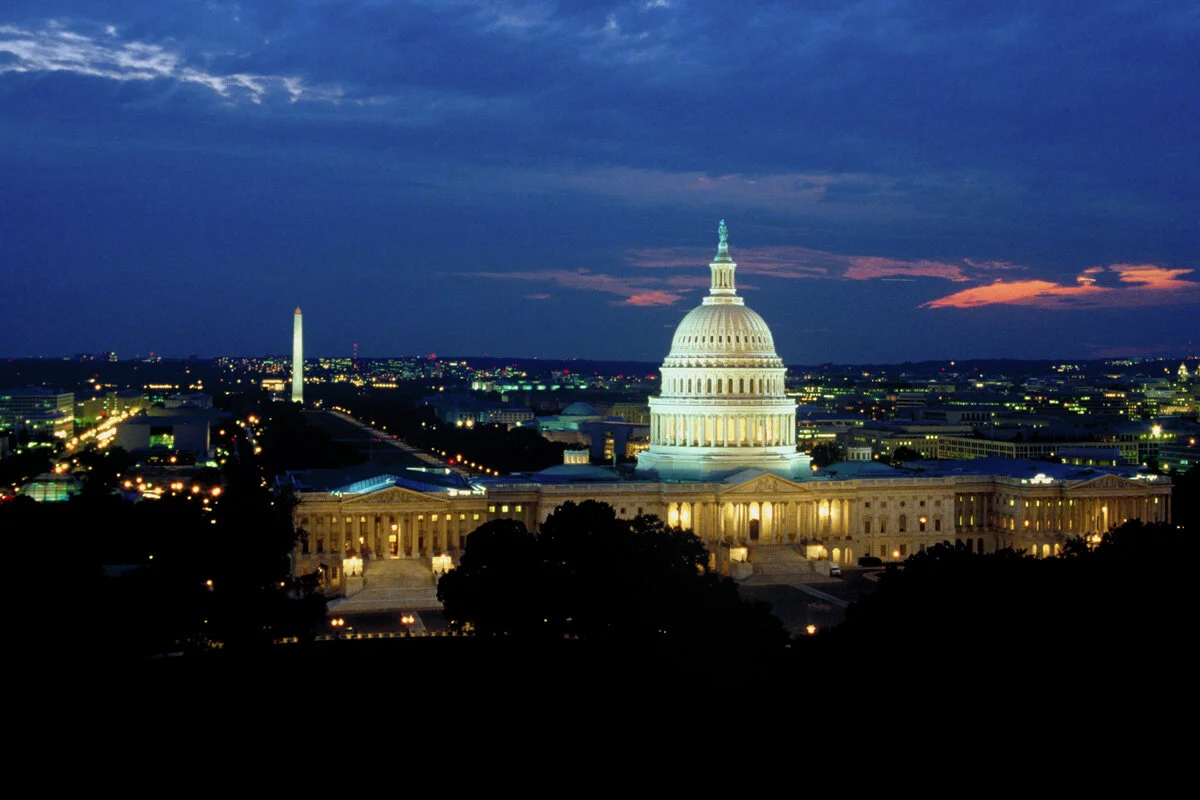 US Capitol - East Front at Night — Fred J. Maroon