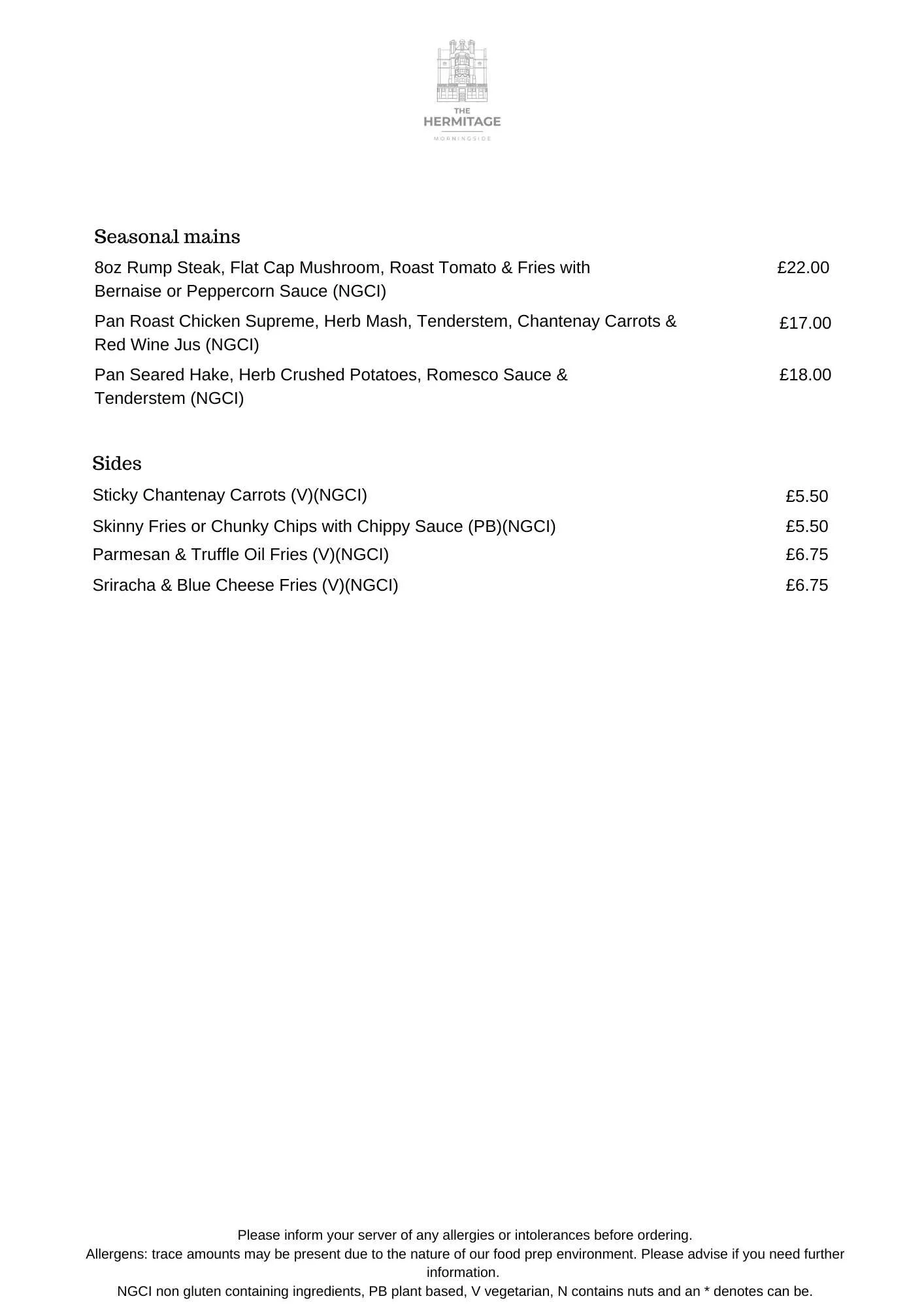 Eat — The Hermitage