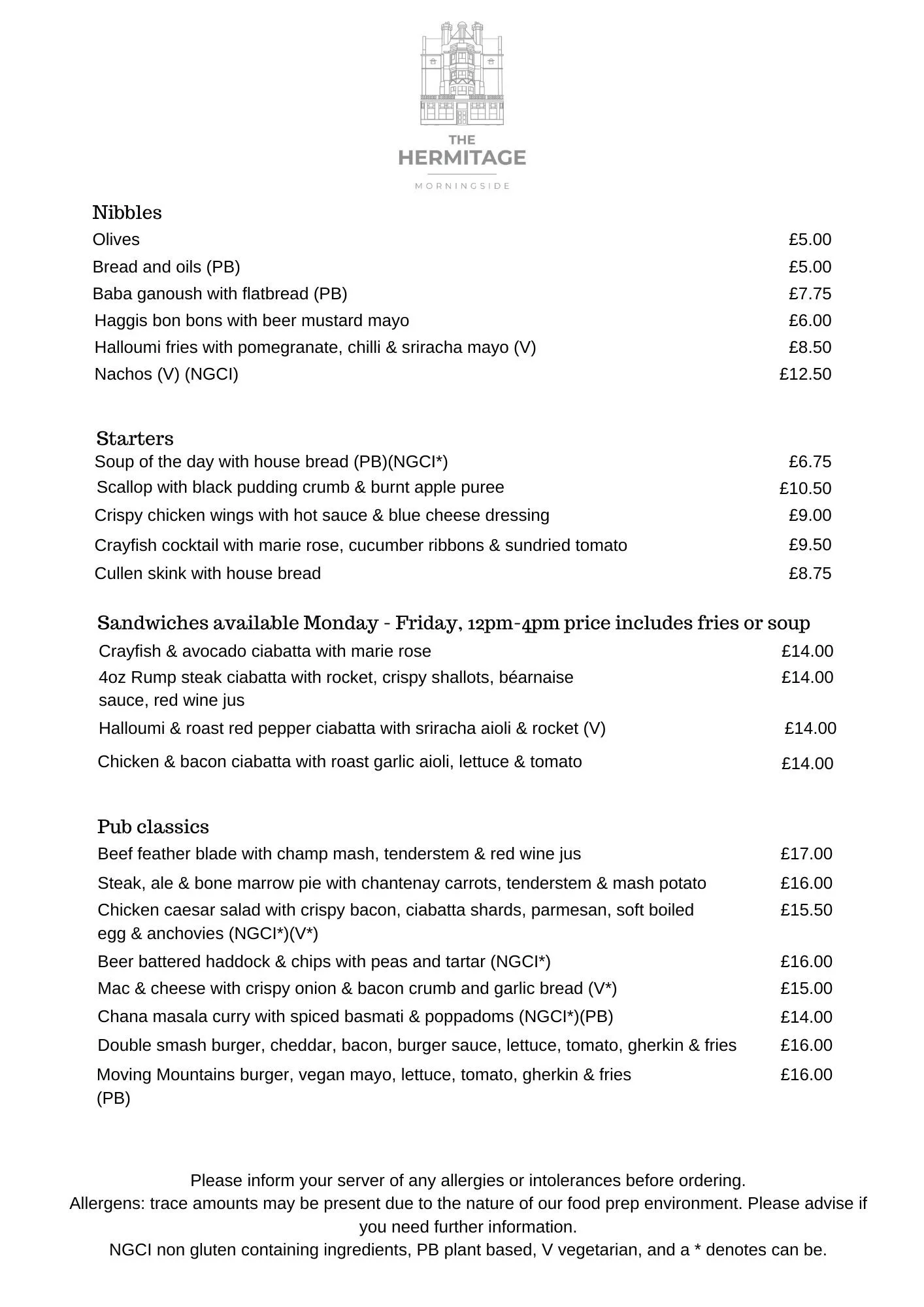 Eat — The Hermitage