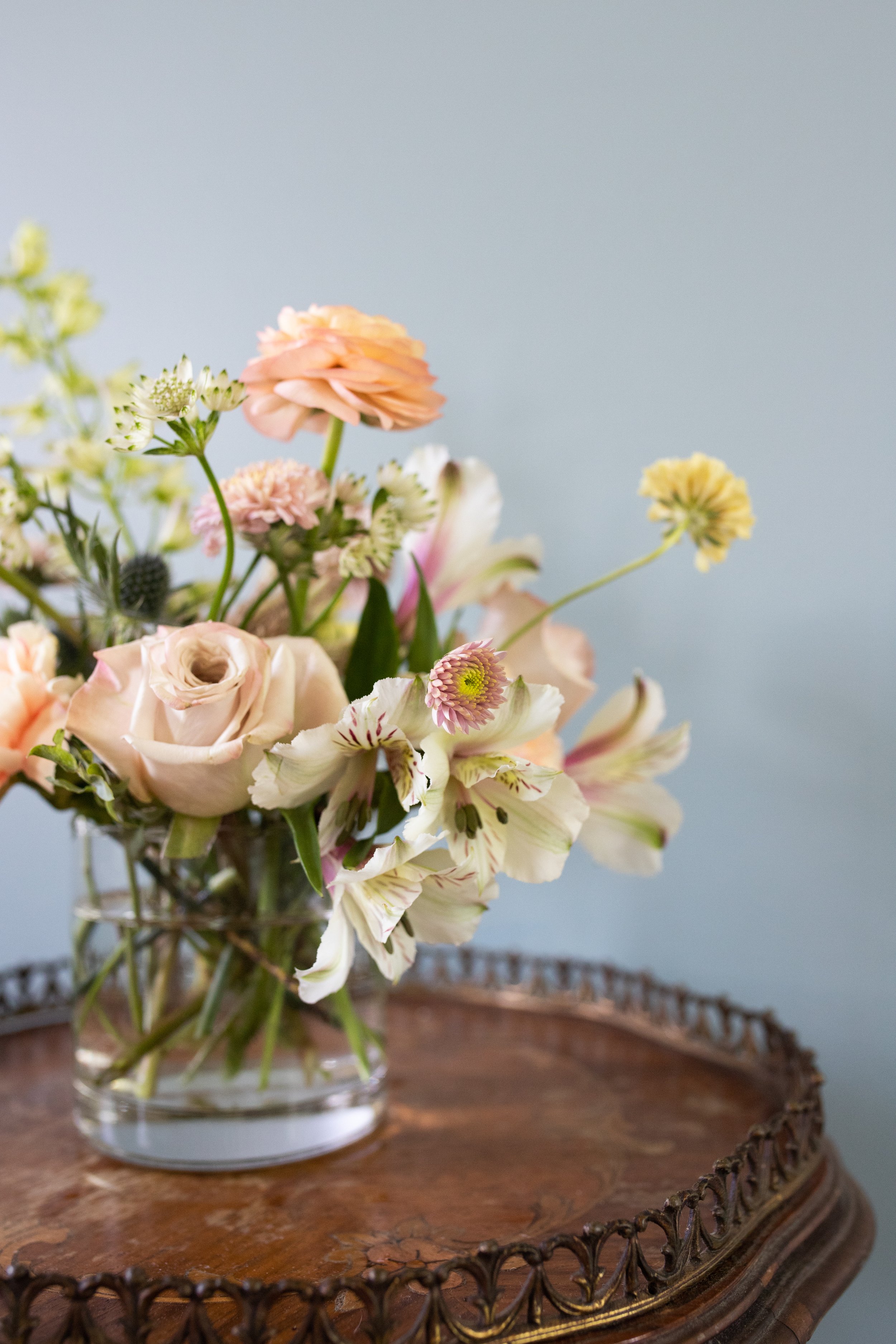 Bridal Centerpieces With Snapdragons
