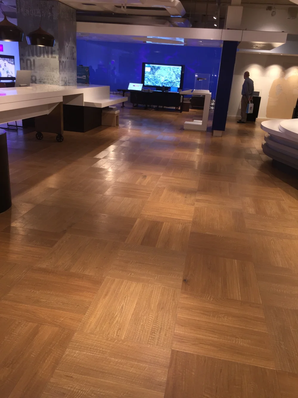 Microsoft Visitor Center Access Floor — Thomas Benjamin Flooring