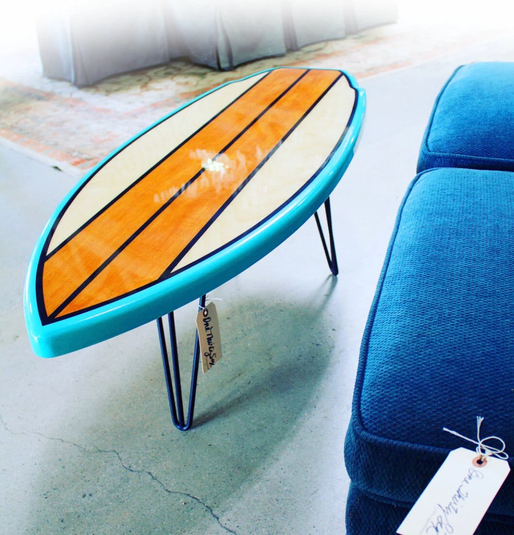 TJs Surf Repair | Surfboard Tables for your home or business