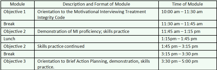Advanced Motivational Interviewing — Jope Consulting Services