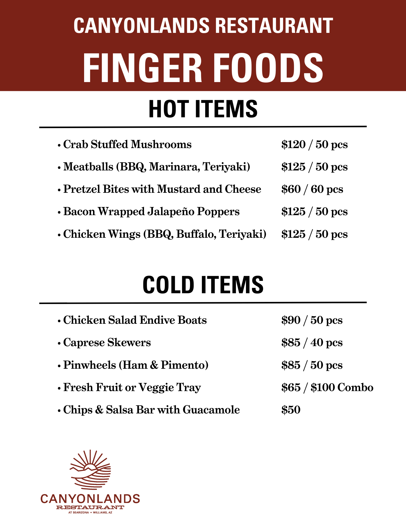 Canyonlands Restaurant — KENNELLY CONCEPTS
