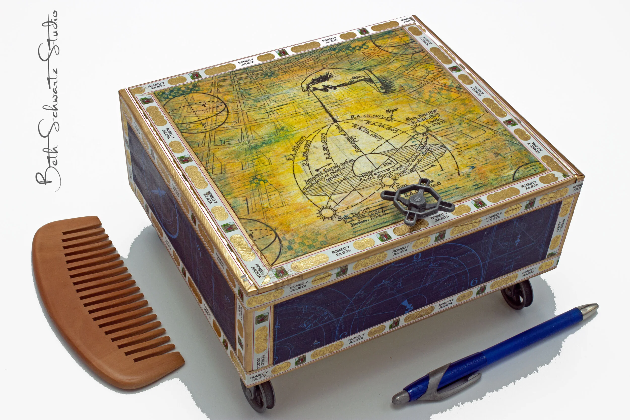 Unique wooden keepsake/jewelry boxes /desk organizers/trinket box/desk ...