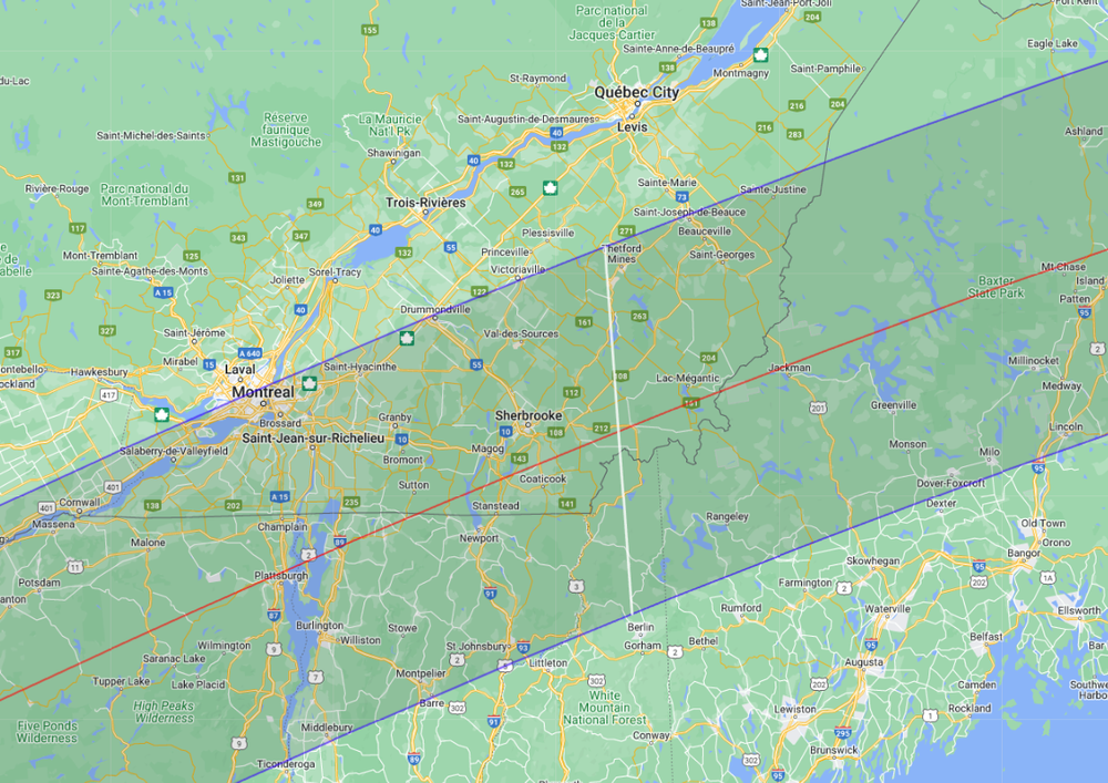 Éclipse du 8 avril 2024 au Québec — Société d'astronomie du Planétarium ...