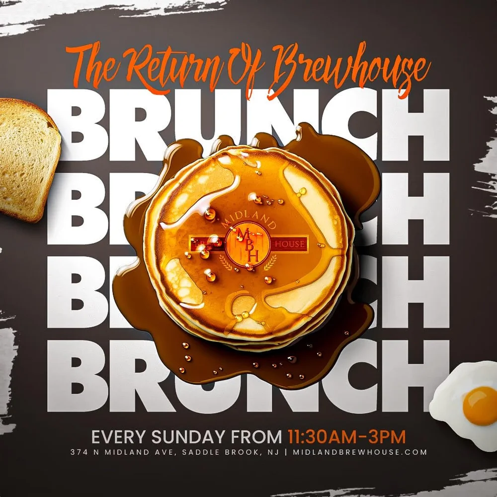BREW HOUSE BRUNCH — Midland Brew House - Saddle Brook, NJ