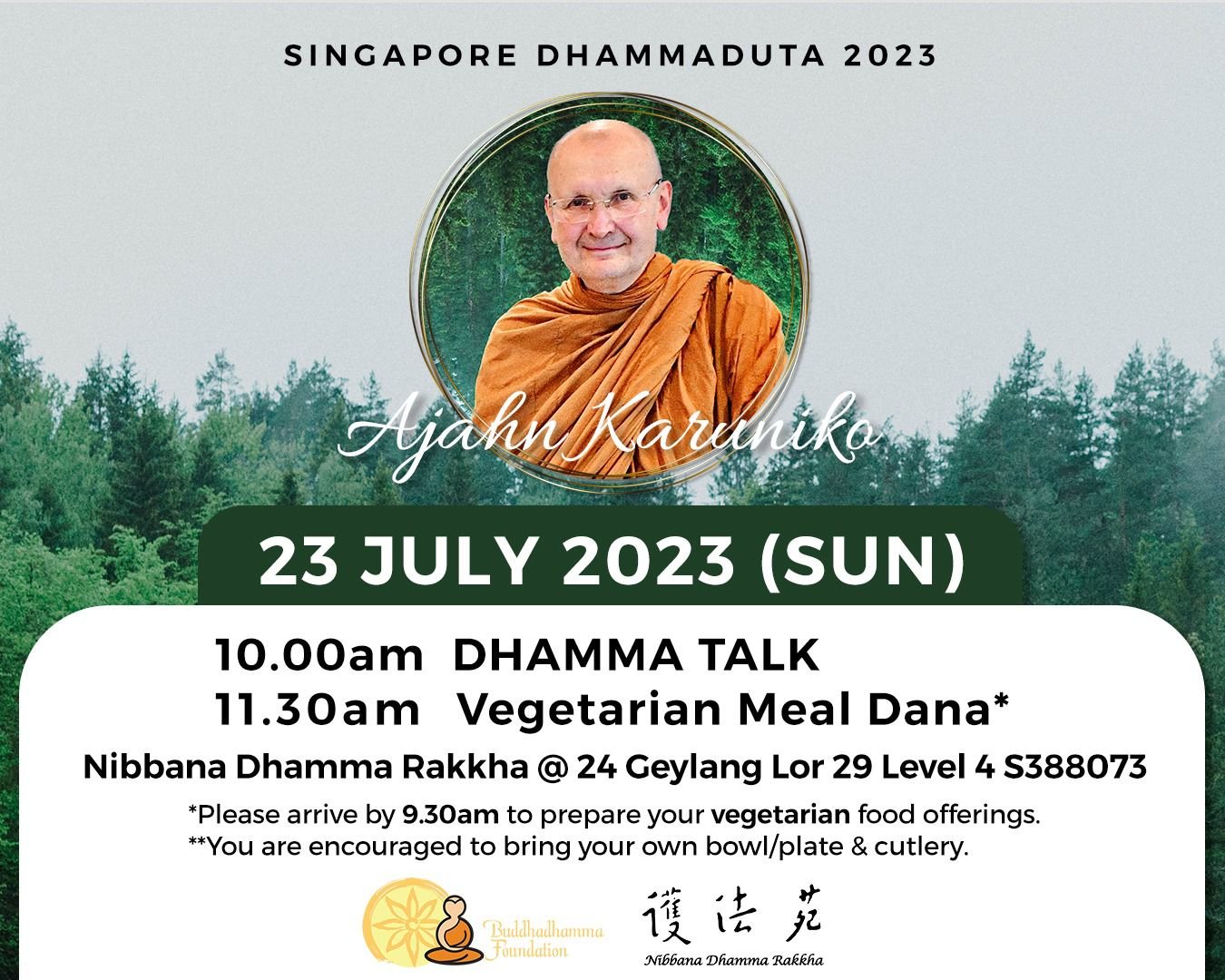 Upcoming Events — Buddha Dhamma Foundation