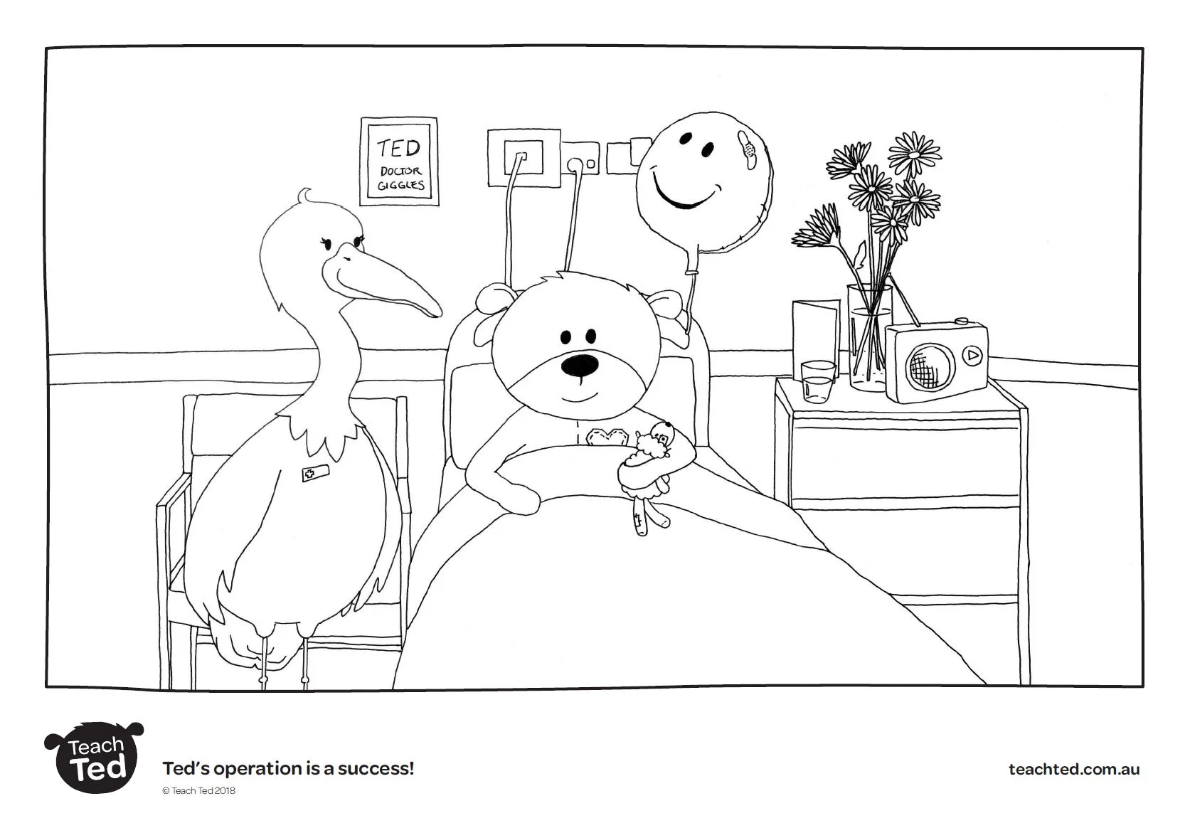 Colouring posters — Teach Ted