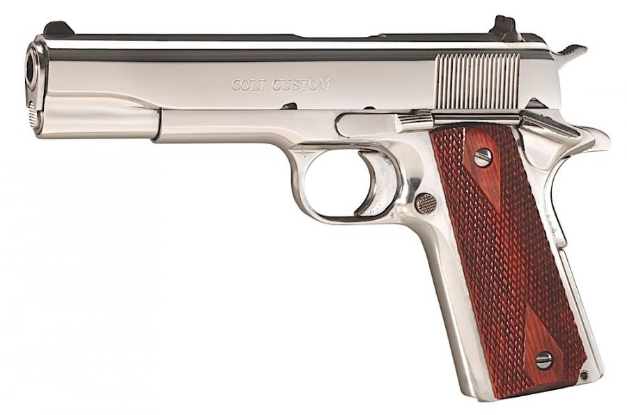 Colt Bright Stainless Government Caliber 38 Super Pistol Philippines ...