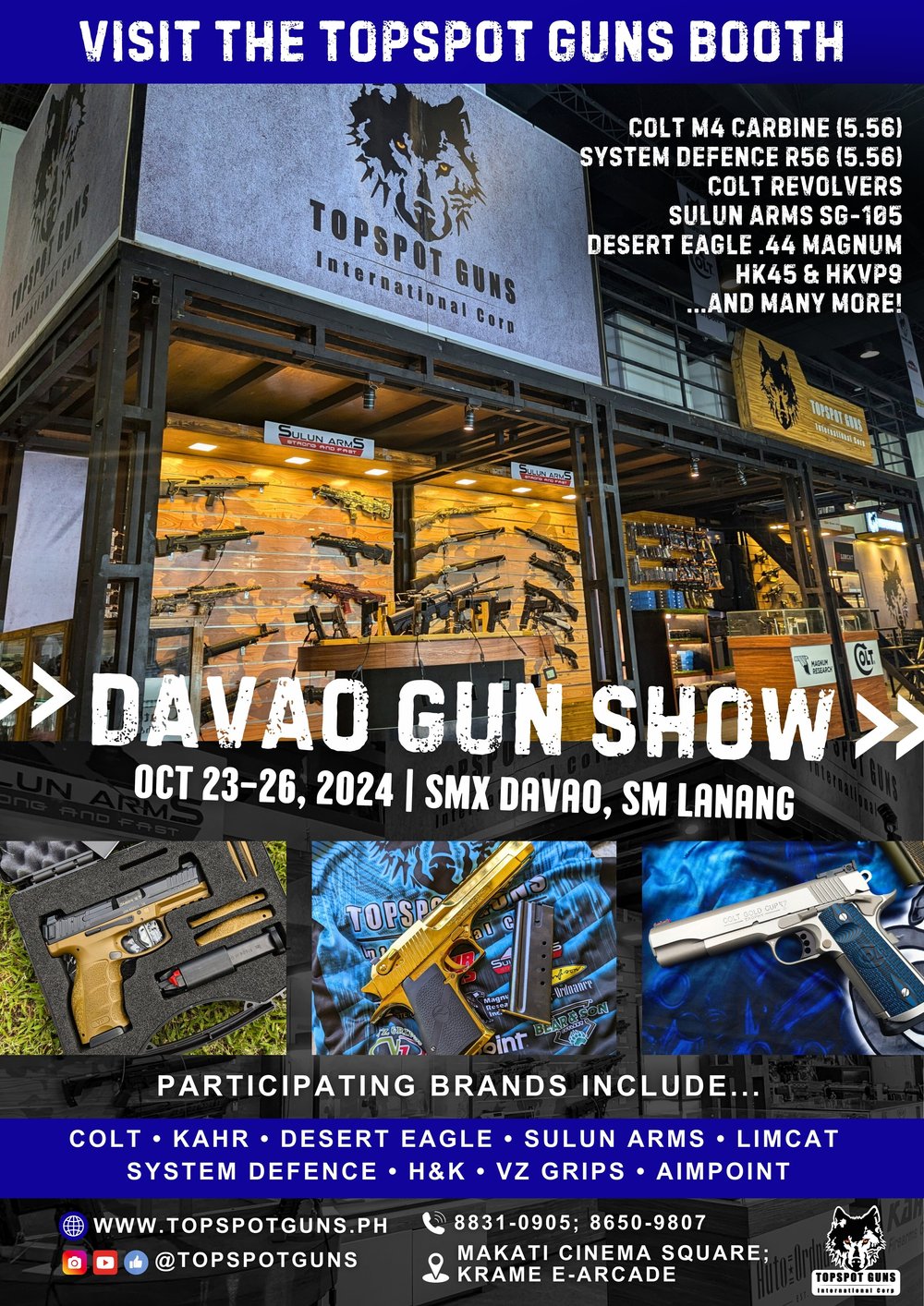 Join Us at the 30th Defense and Sporting Arms Show in Davao! — Topspot ...