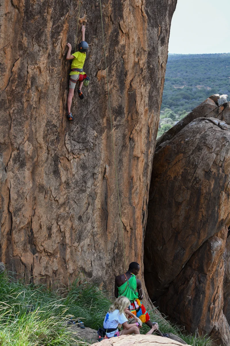 Rock-climbing — Karisia Walking Safaris