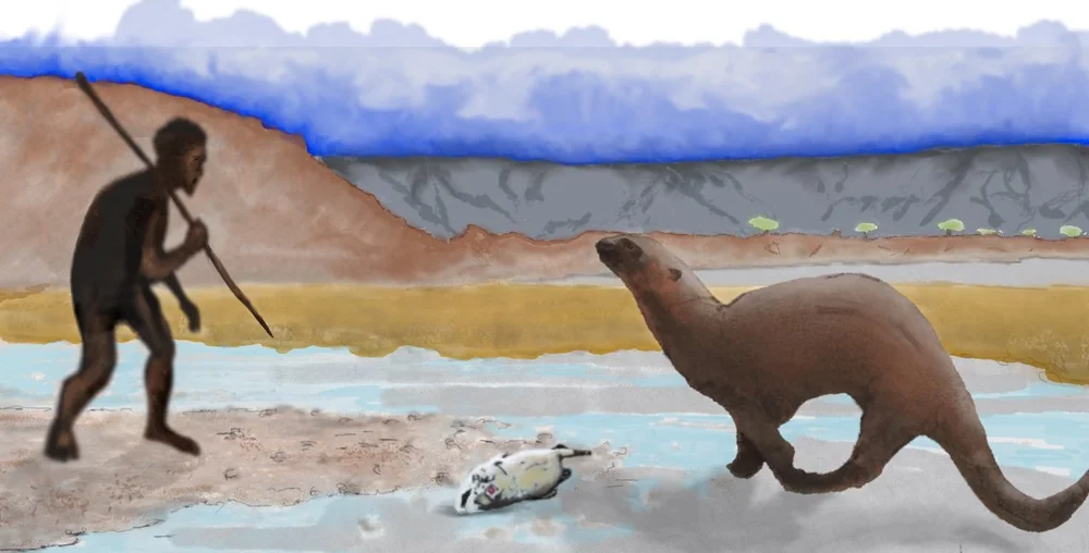 A Lion Sized Otter at Turkana and possibly the first human caused ...