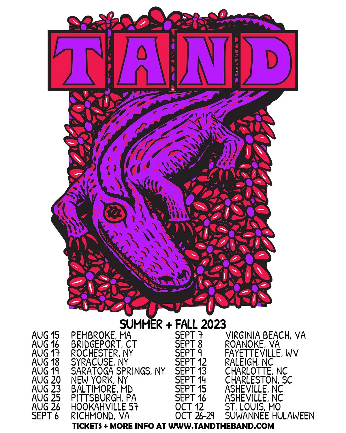 Tand the band.