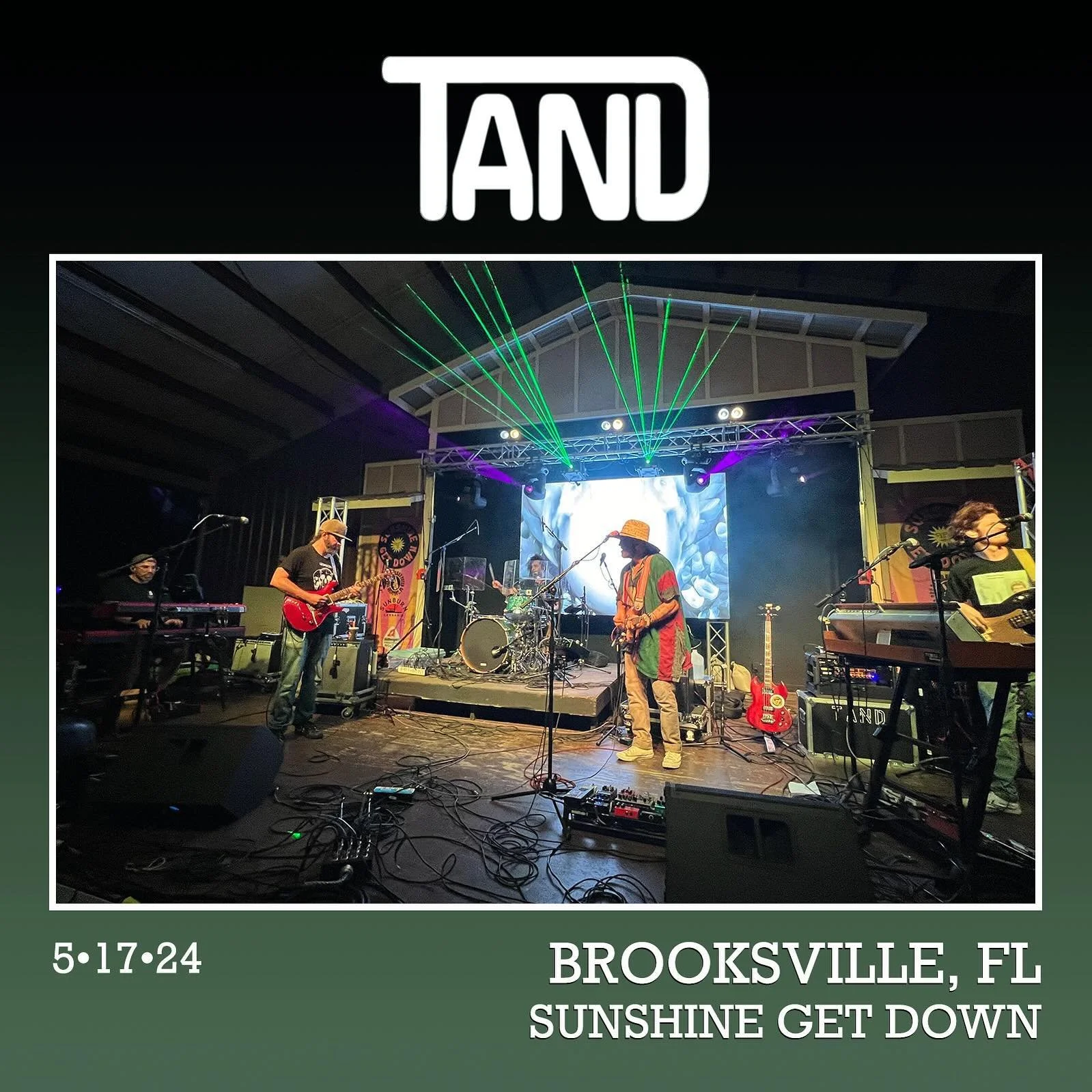 Tand the band.