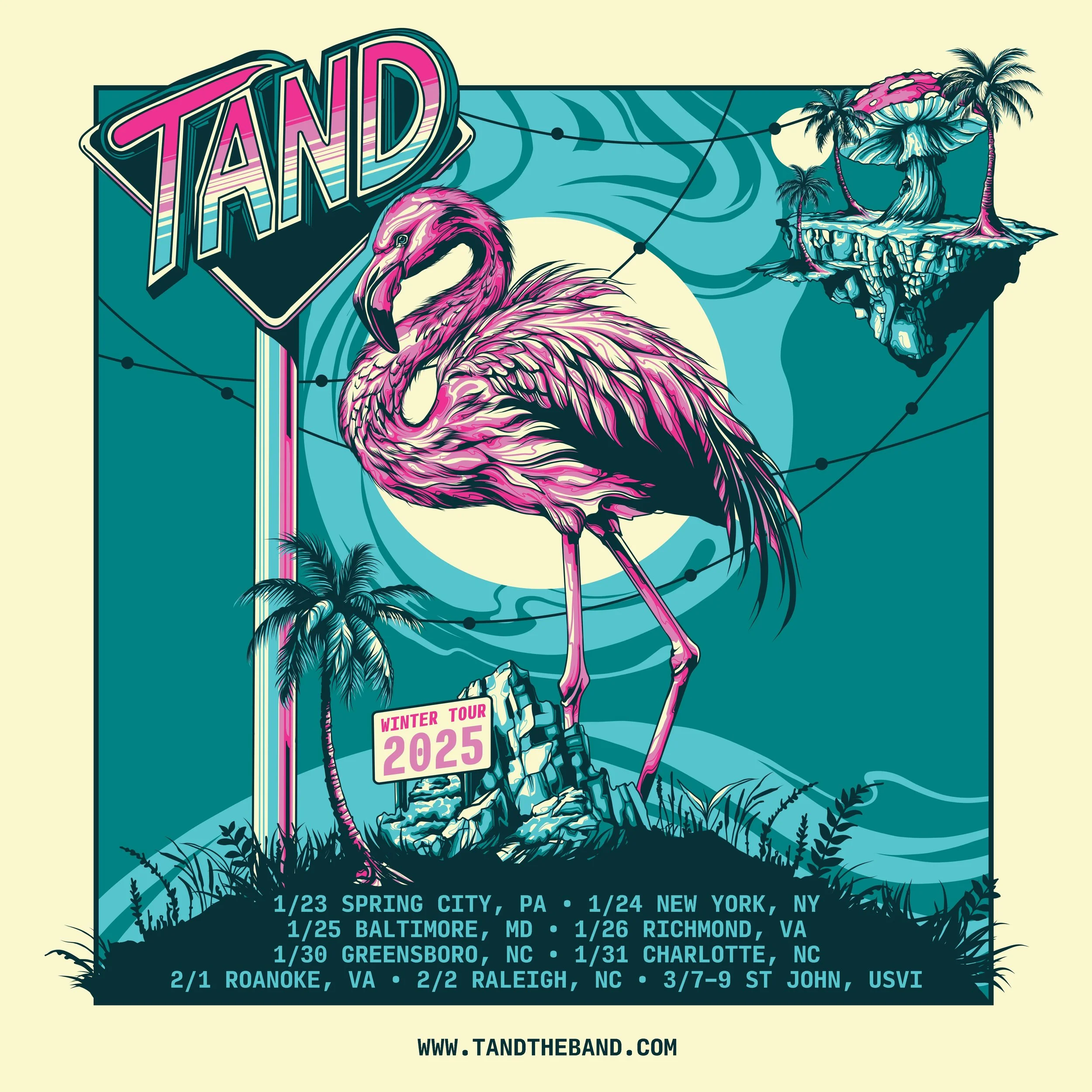 Tand the band.