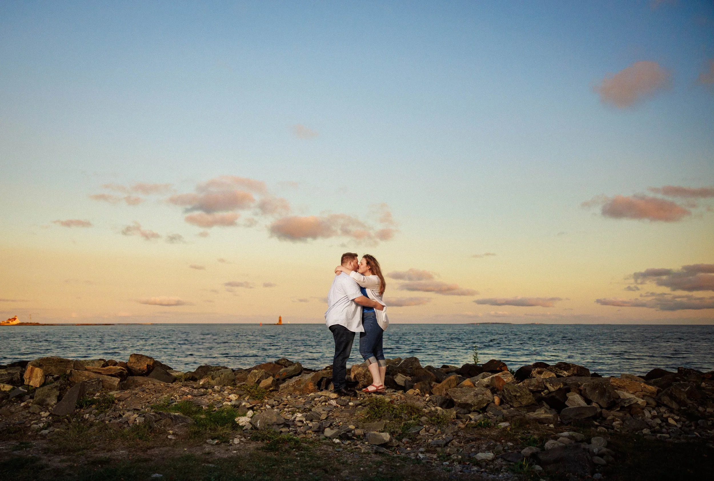 Alexis & Max's New Castle, NH Engagement Photos — Jimmy Gray Photo