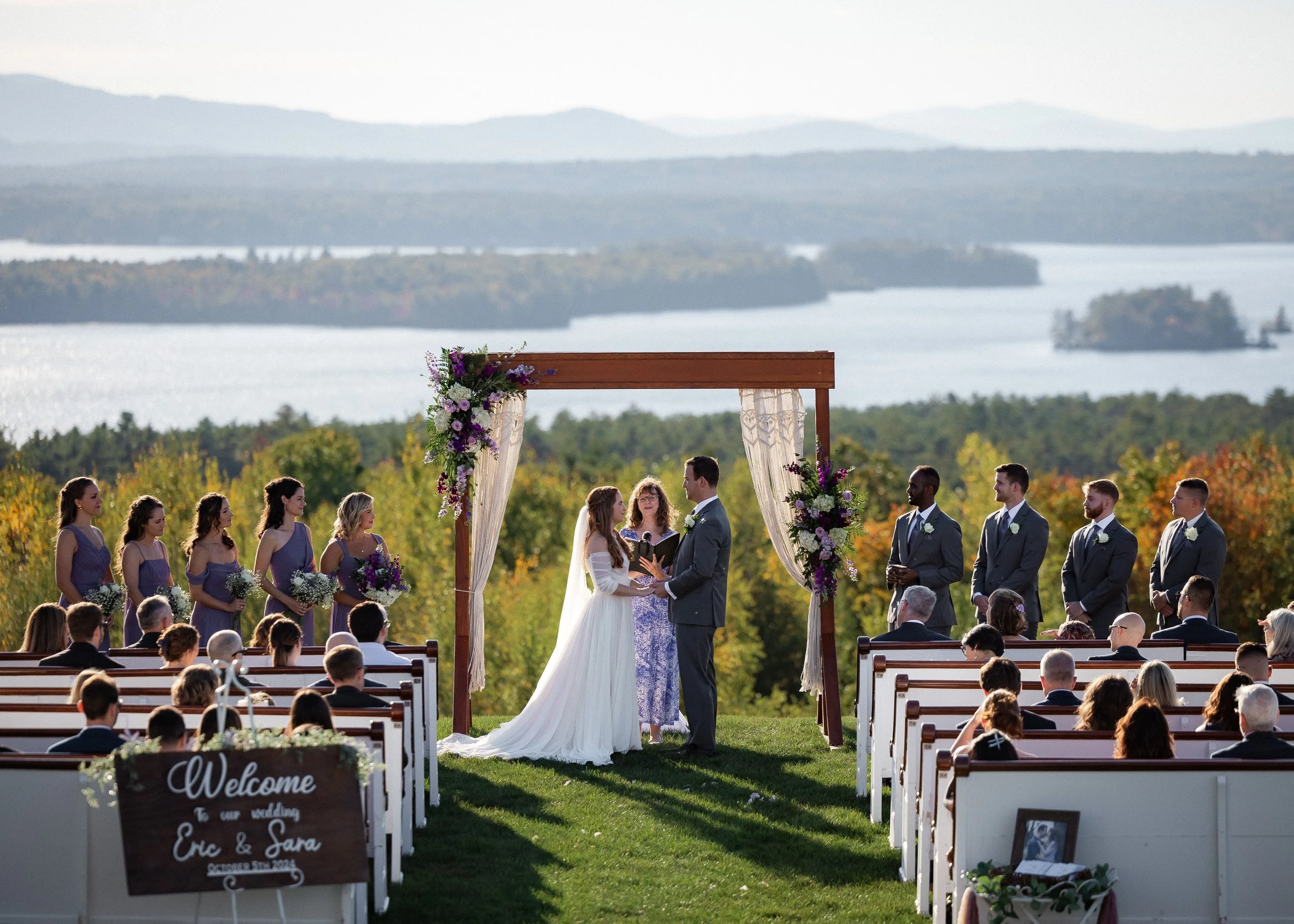 Sara & Eric's Fall Wedding at the Lakeview Inn in Wolfeboro, NH Photos ...