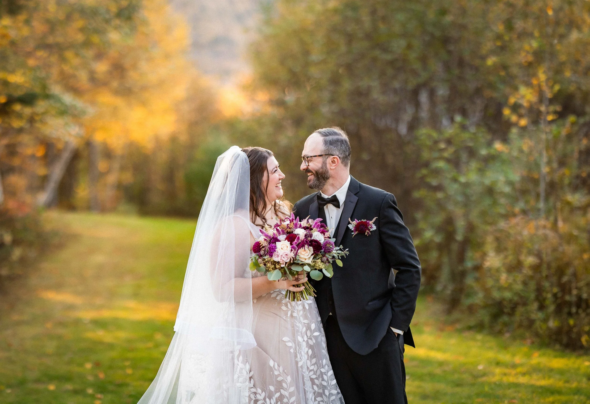 Kayla & Bryan's Beautiful Fall Wedding in Waterville Valley, NH Photos ...