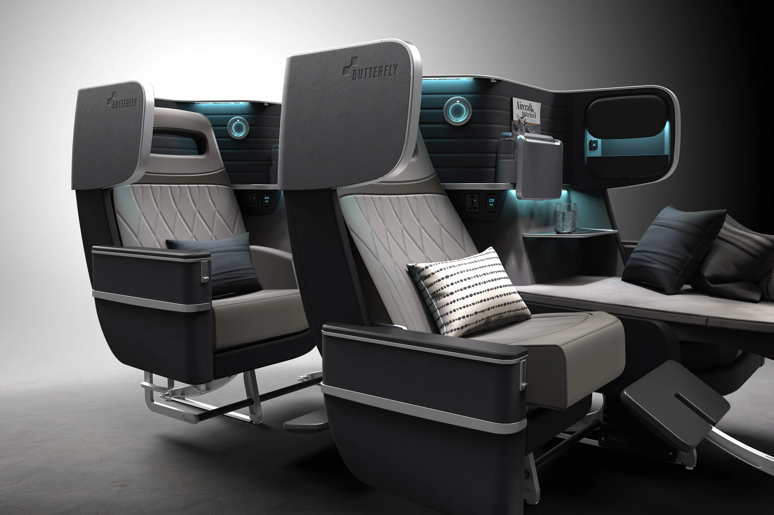 Butterfly Single Aisle: Premium Aircraft Seating Manufacturer