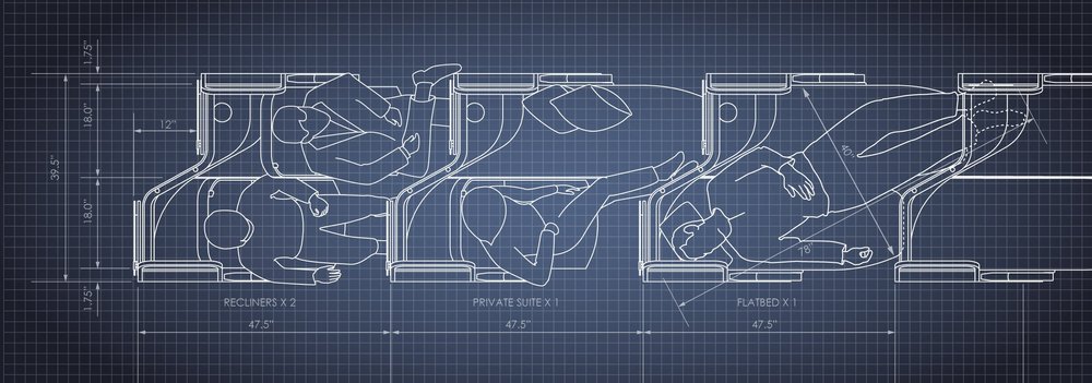 Butterfly Motorcoach: Convertible Sleeper Bus Coach Seats