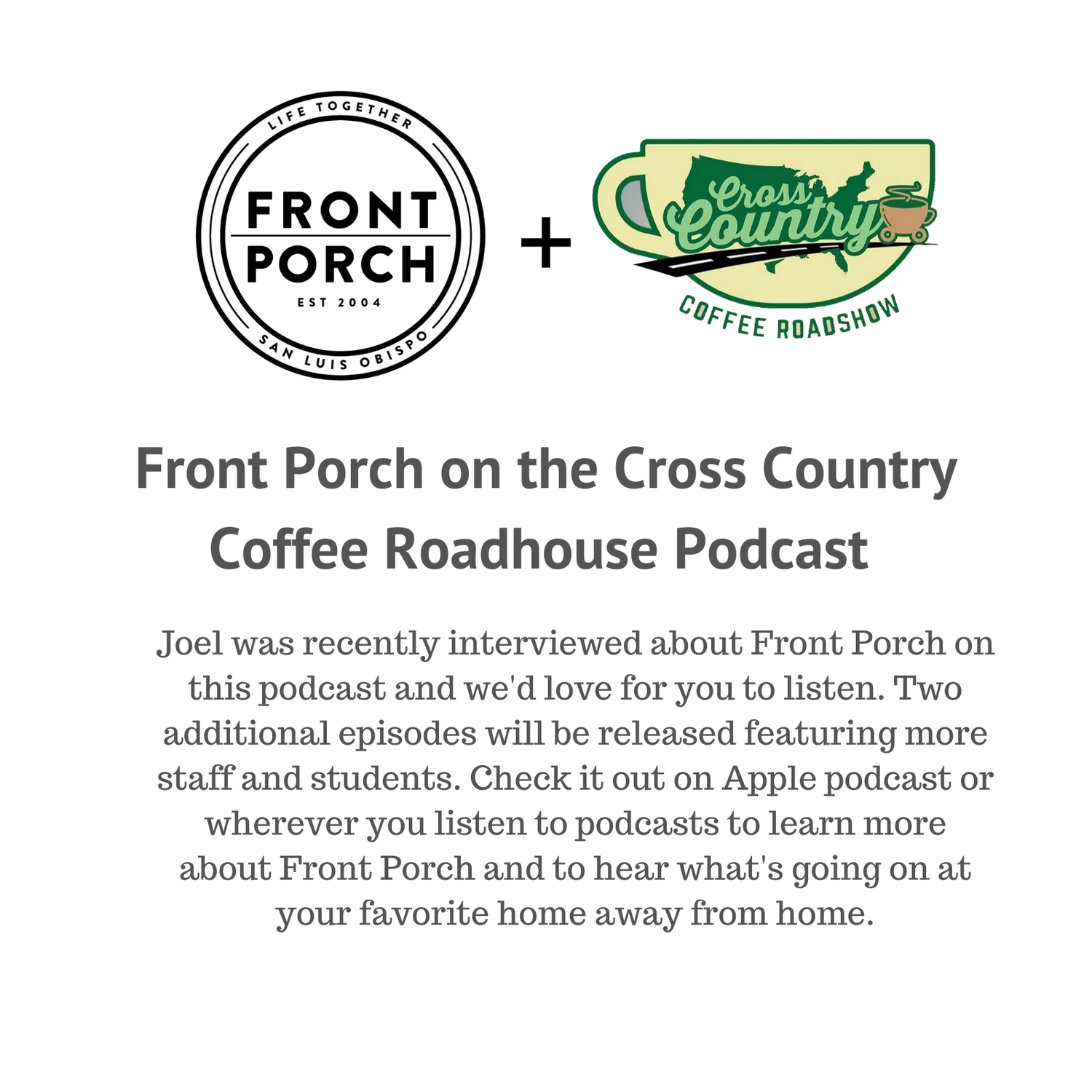 What We Do — Front Porch