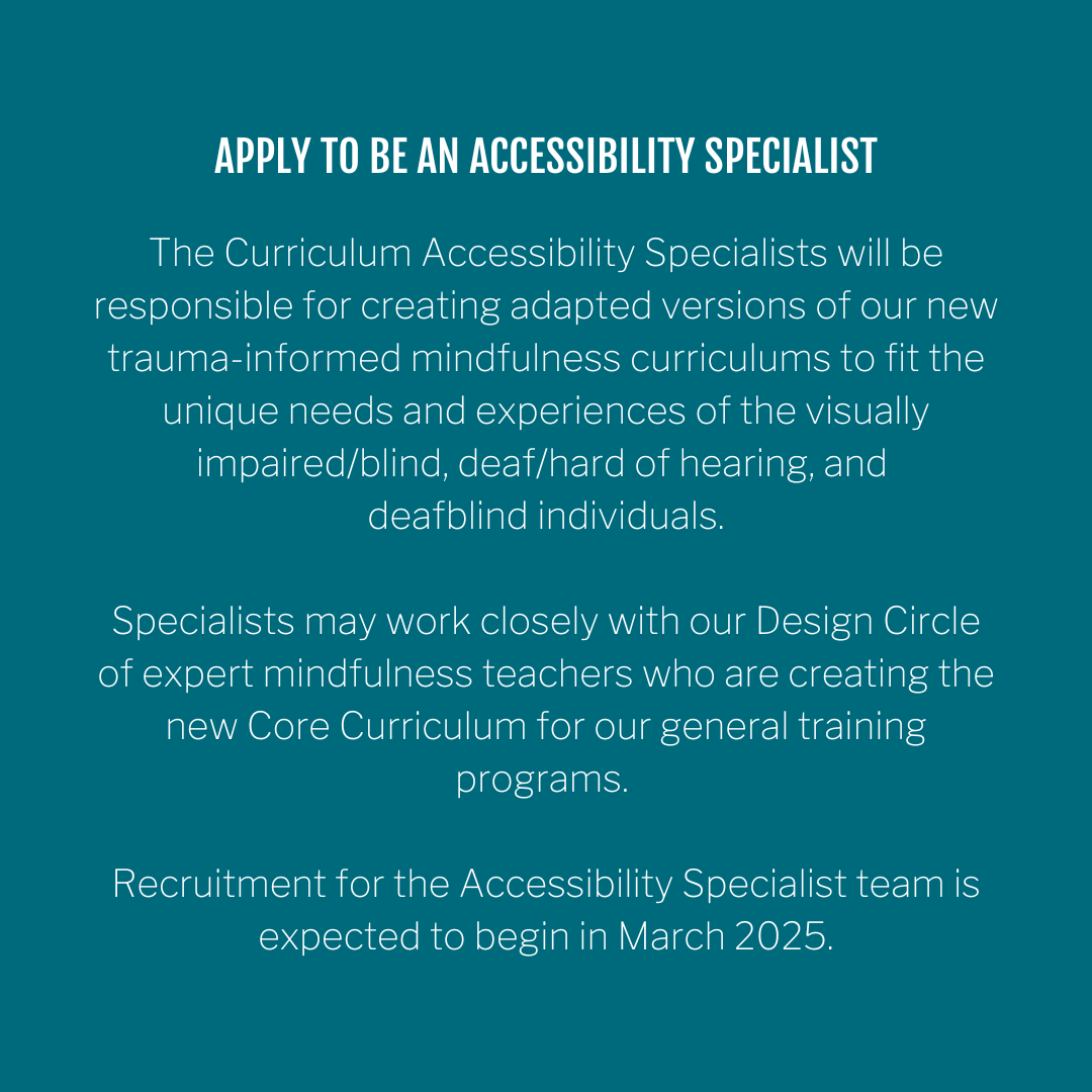 Making Mindfulness Accessible | Mindfulness First