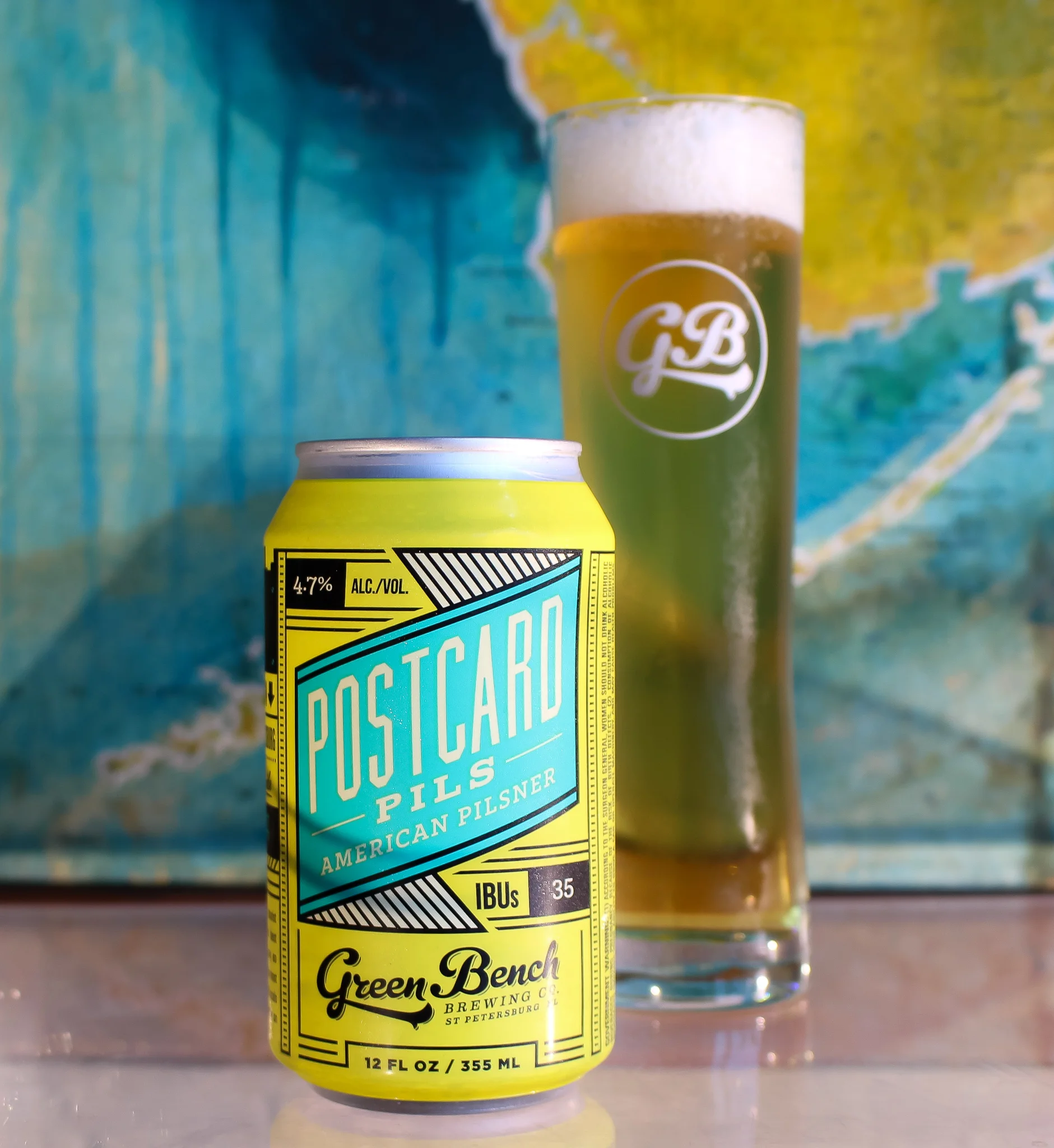 Postcard Pilsner — Green Bench Brewing Company