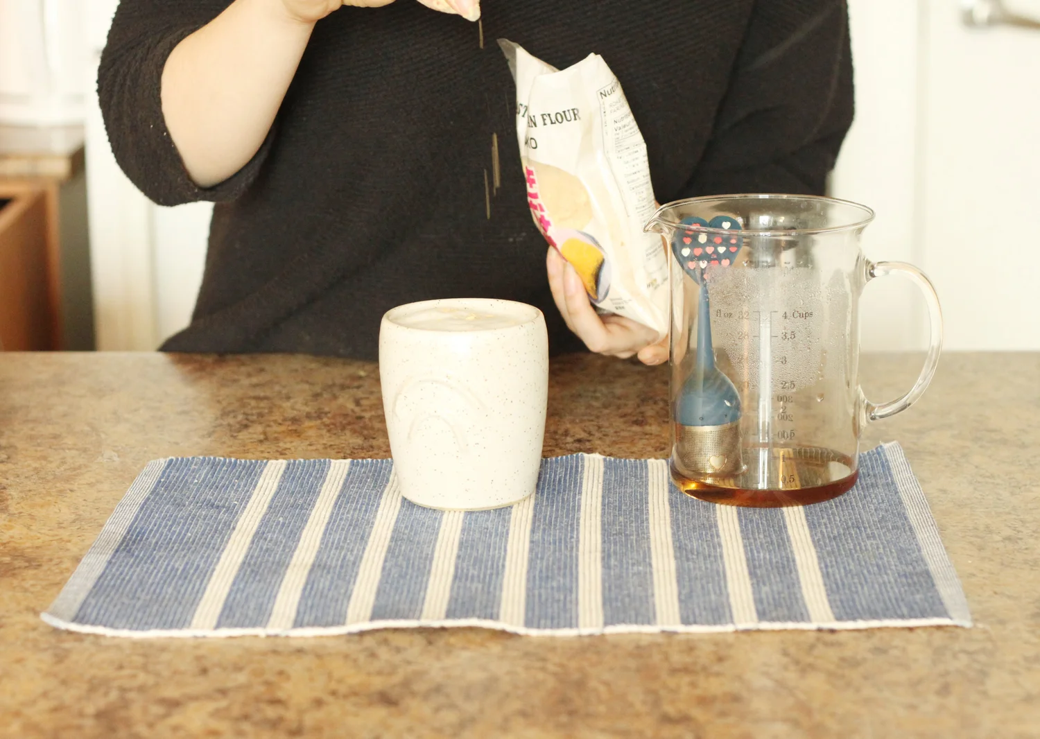 Kinako Hojicha Latte — Choreless