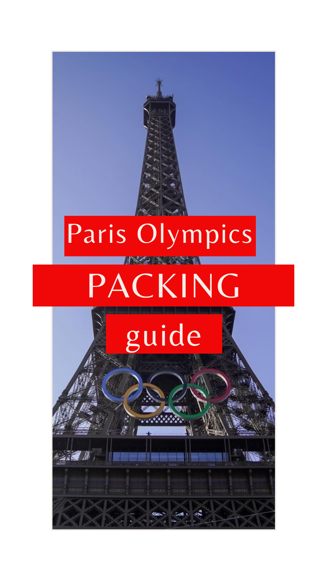 WHAT TO PACK: Paris Olympics — Styled by Tenni