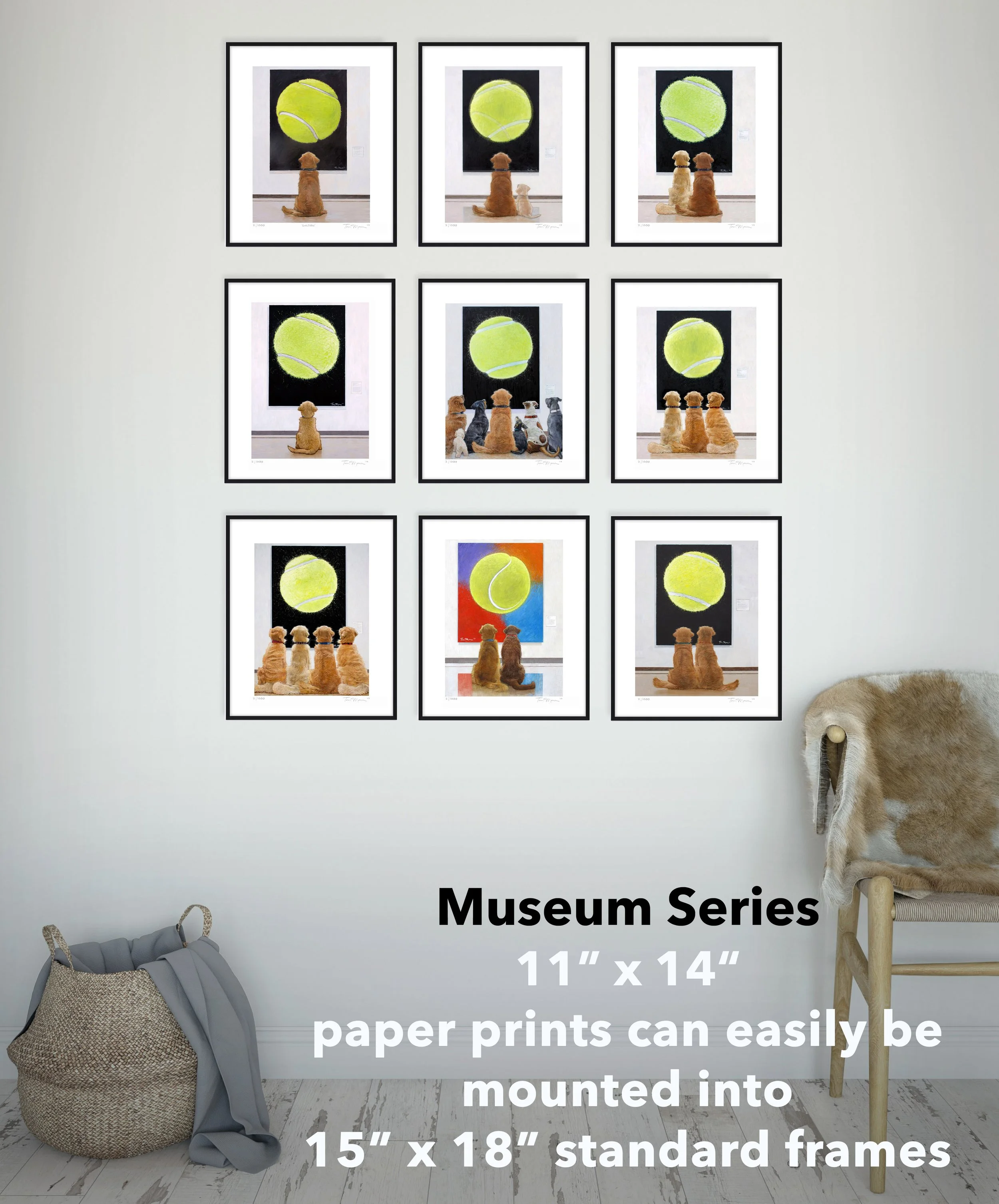 Museum Series and "Celebrating Spencer" prints — The Lucas Paw Inc.