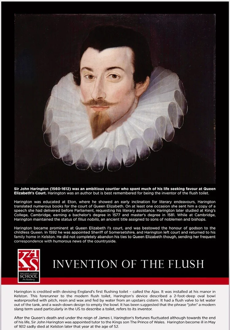 Historic Somerset inventor of world’s first toilet flush honoured in ...