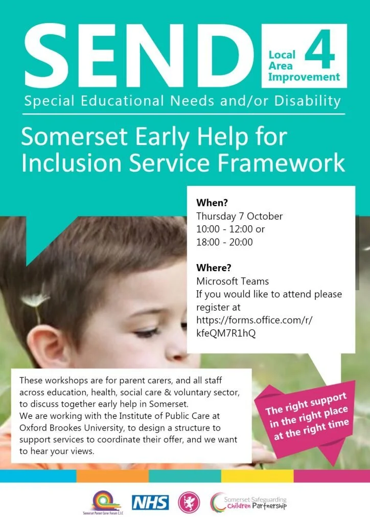 EARLY HELP FOR SEND PUPILS AND THEIR FAMILIES HAVE YOUR SAY — The King ...