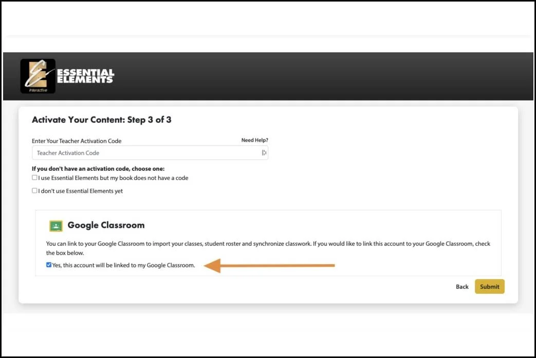 EEi Google Classroom Integration