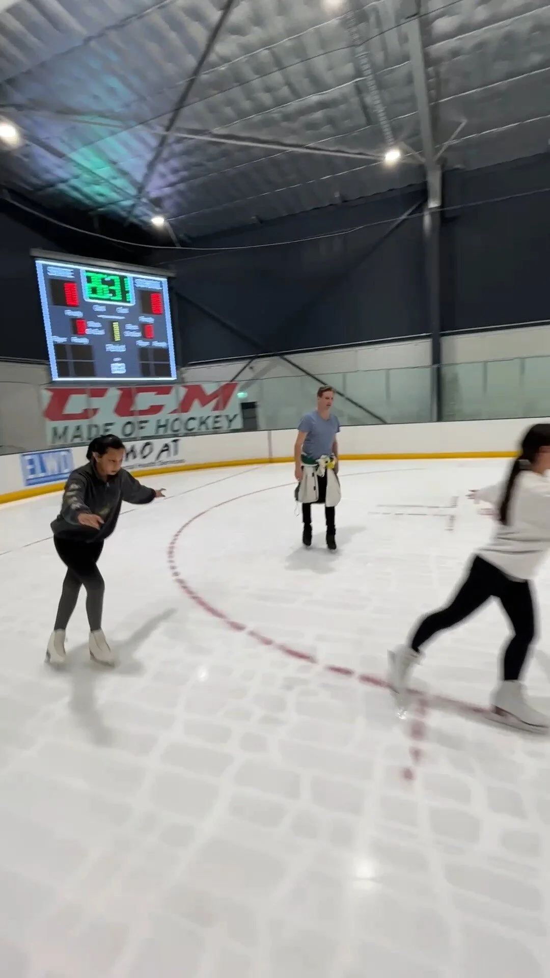 Ice skating at Melbourne's newest ice rink — iceHQ