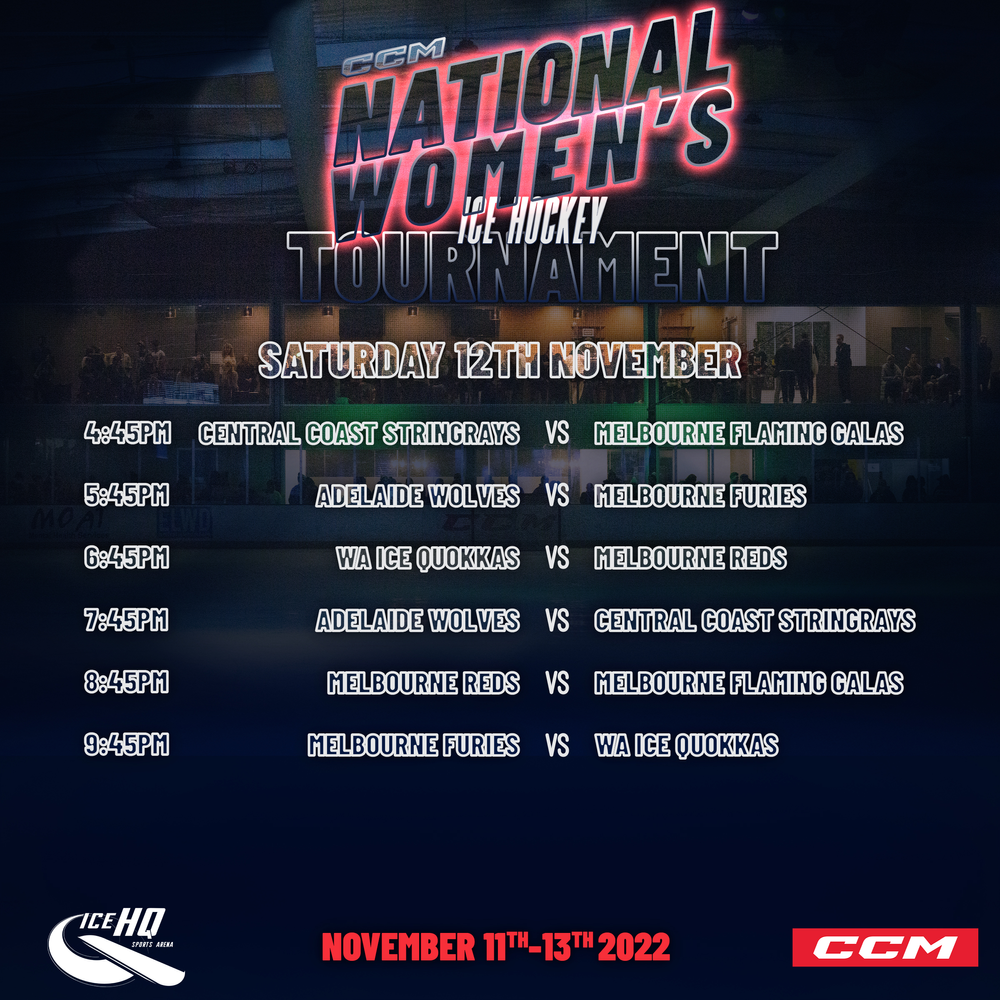 CCM NATIONAL WOMENS ICE HOCKEY TOURNAMENT — iceHQ