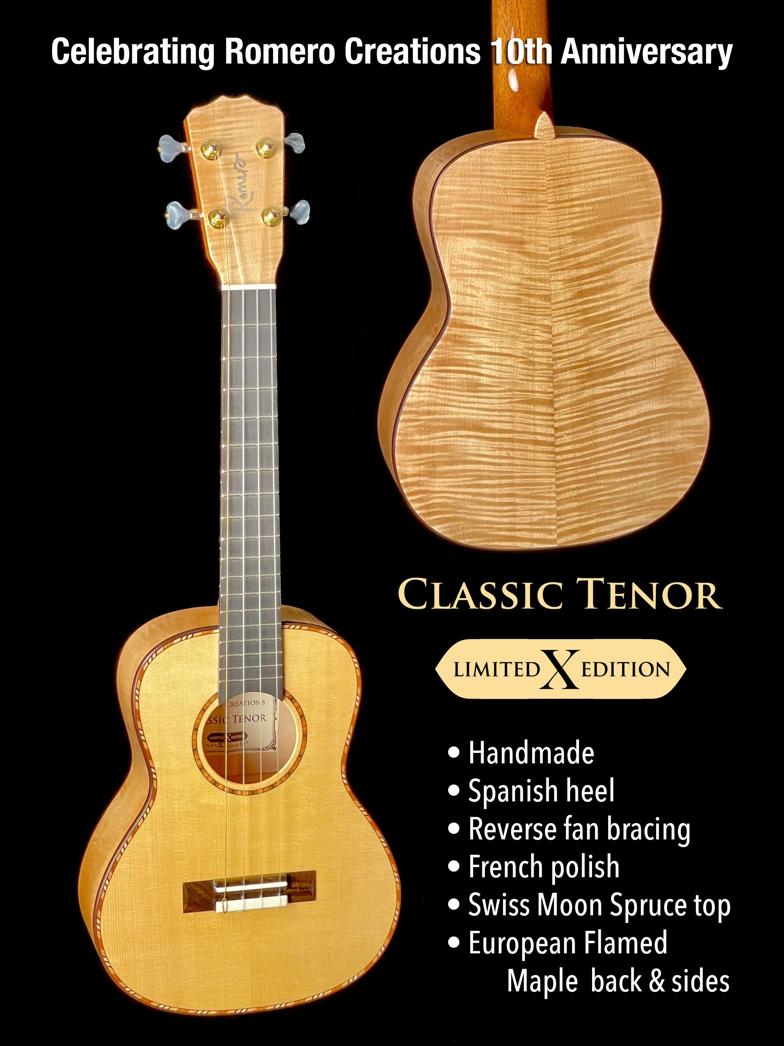 Classic Tenor 'ukulele | Romero Creations