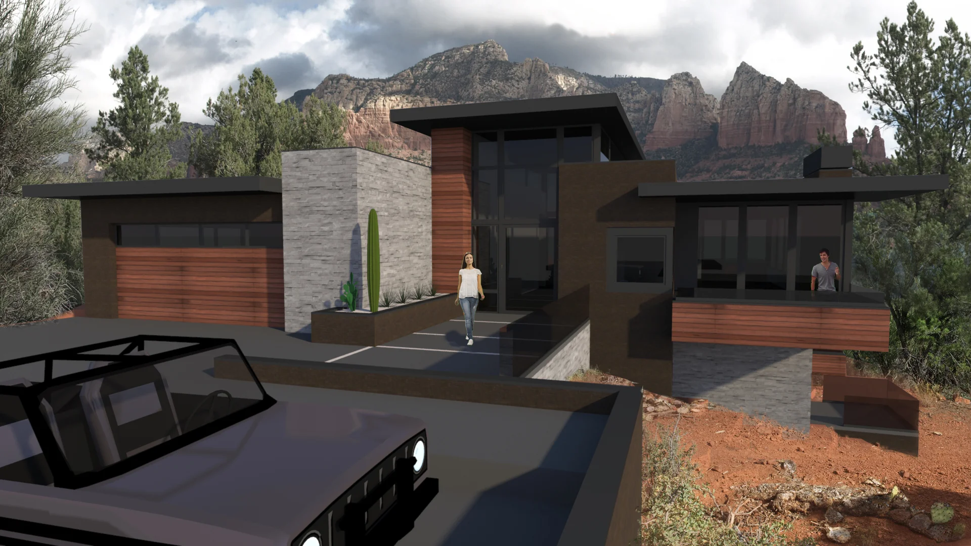 Eagle's Perch — % - Sedona Architect
