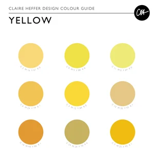 FOCUS ON: YELLOW — CLAIRE HEFFER DESIGN