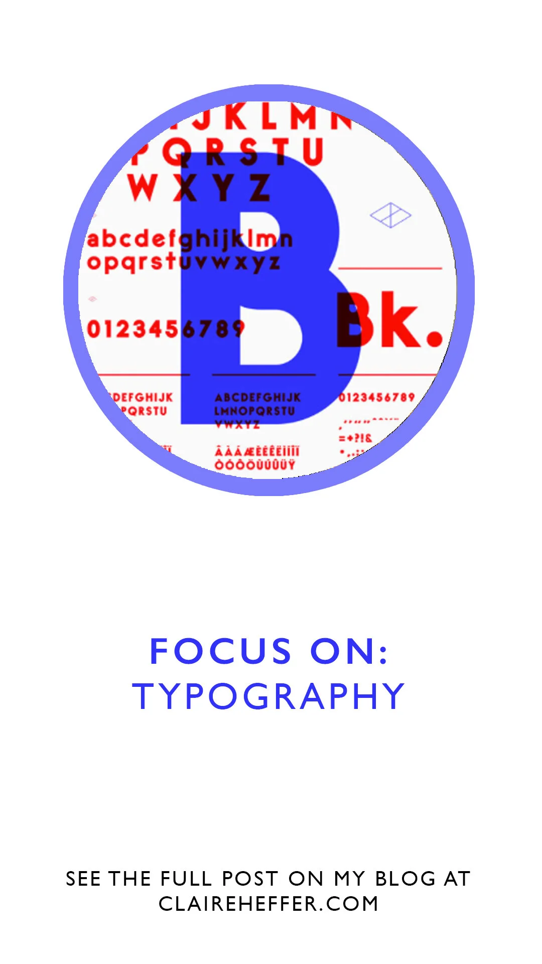 FOCUS ON: TYPOGRAPHY — CLAIRE HEFFER DESIGN